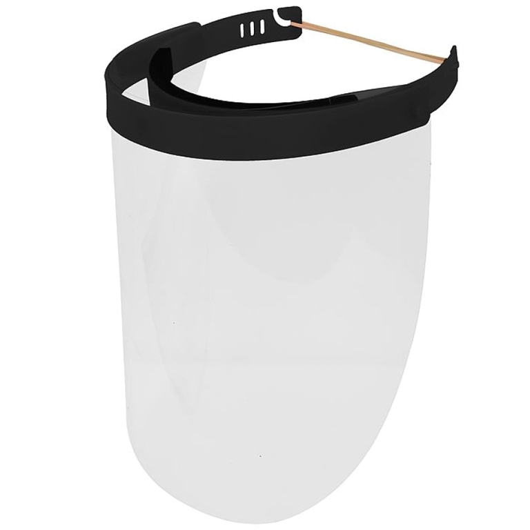 FLIP UP SAFETY FACE SHIELD CLEAR BLACK FRAME – National Tools and Safety